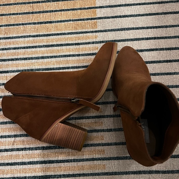 MIA | Shoes | Brown Mia Ankle Booties Low Heel | Poshmark